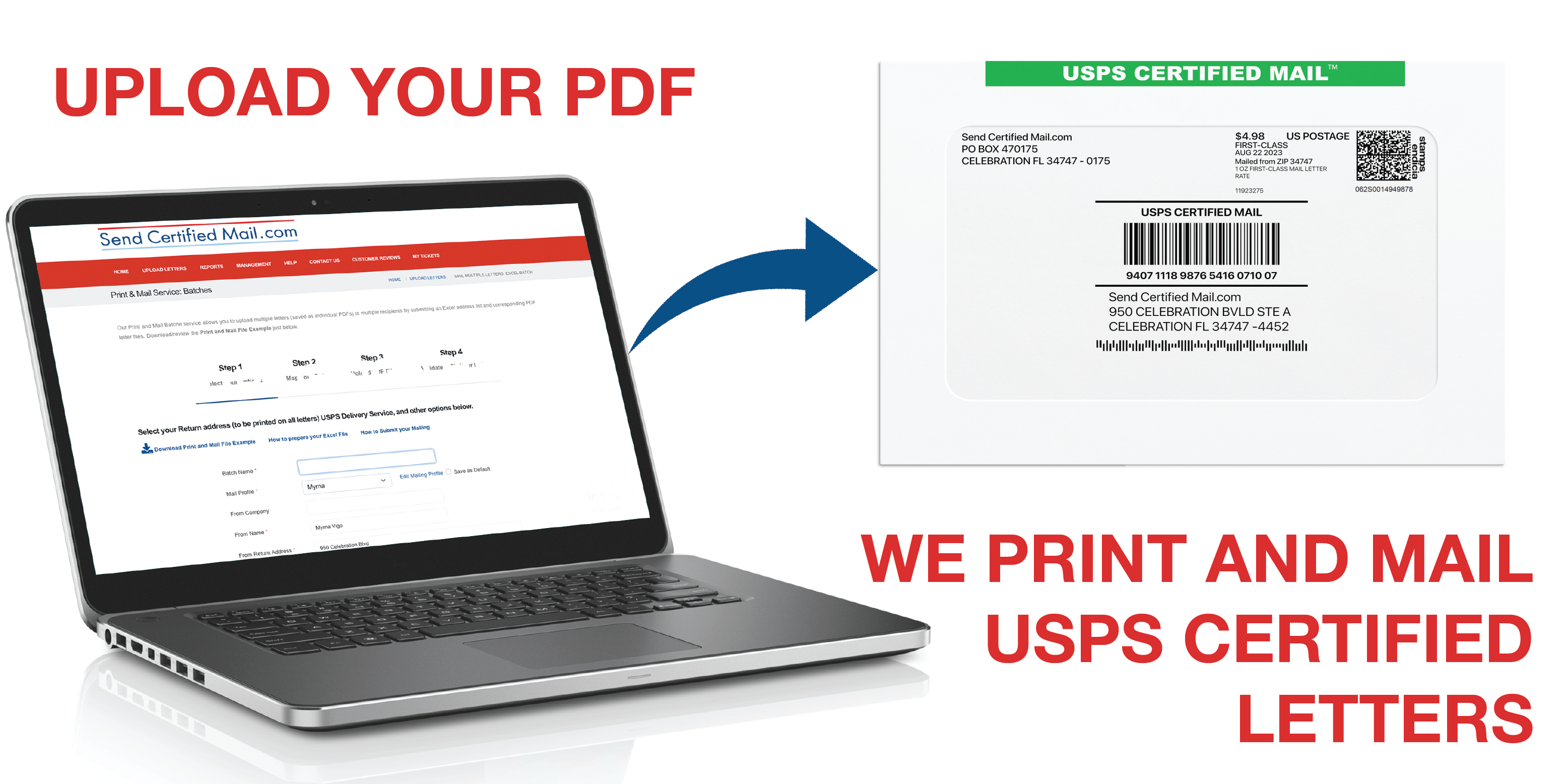 Send Certified Mail Online